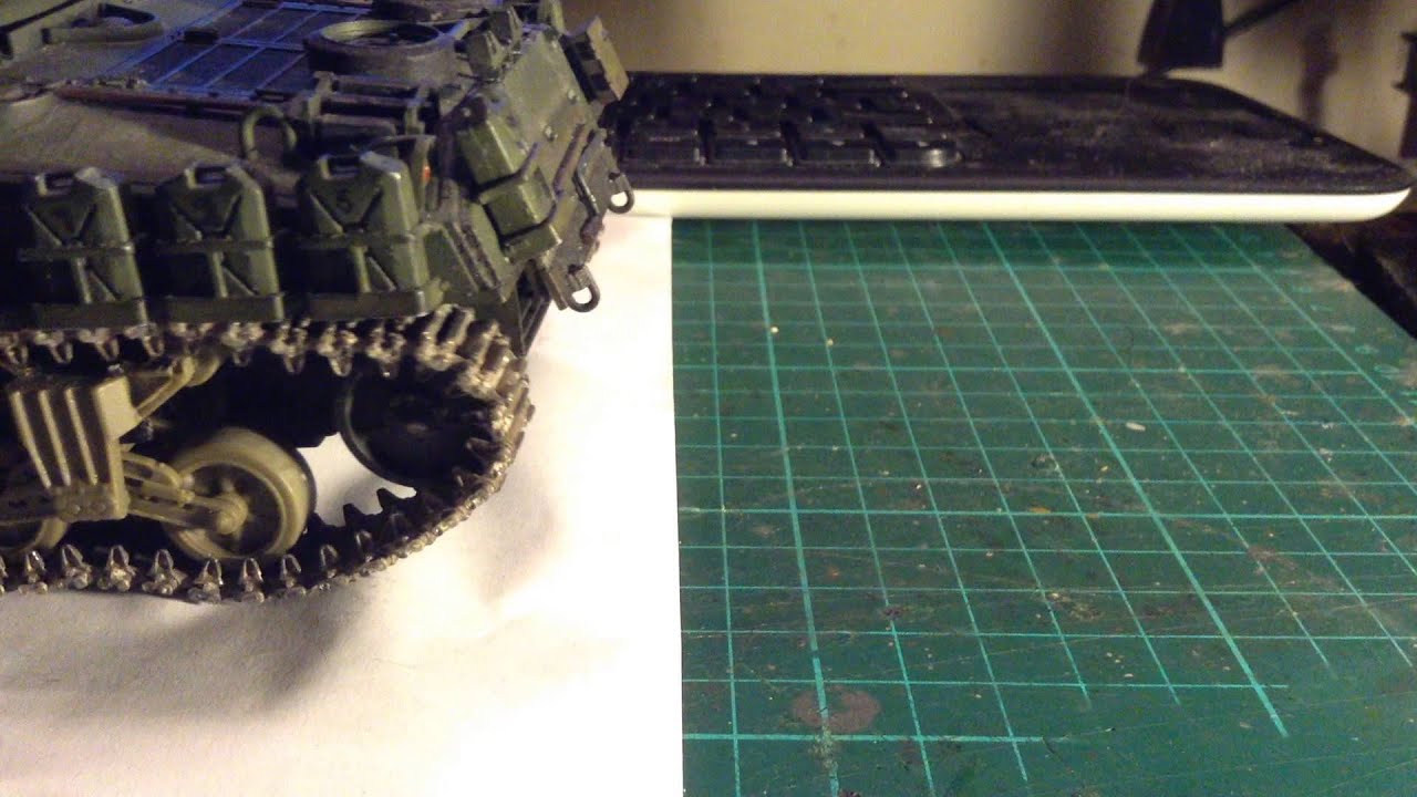 1/35 Sherman Tank with modified working suspensions. - YouTube