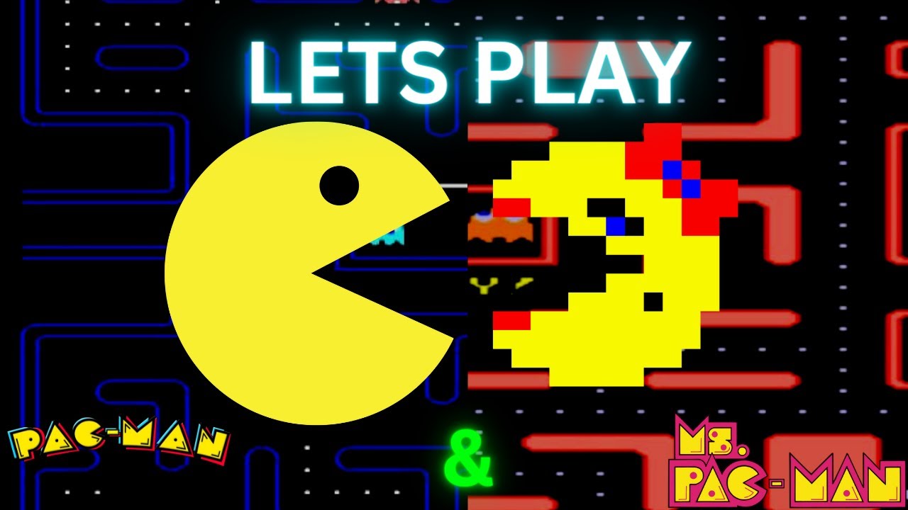 Lets Play Mr And Ms Pacman Crossover Challenge Pacman 4 Youtube