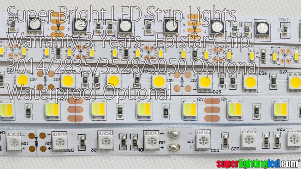 Dual White Color Temperature Flexible LED Strip Lights - YouTube