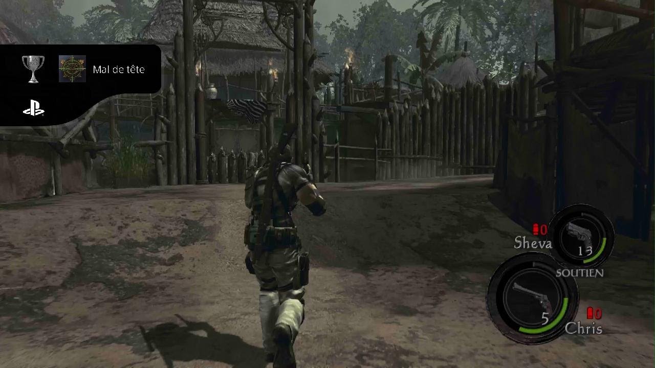 RE5 : HEADSHOT IN THE AIR - YouTube