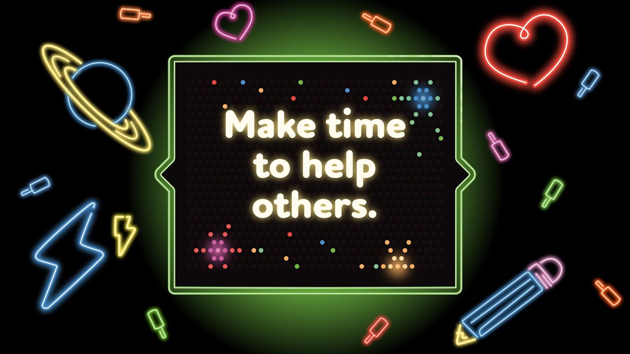 Make time to help others - YouTube