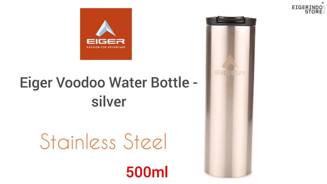 Eiger Voodoo Water Bottle - Silver - YouTube