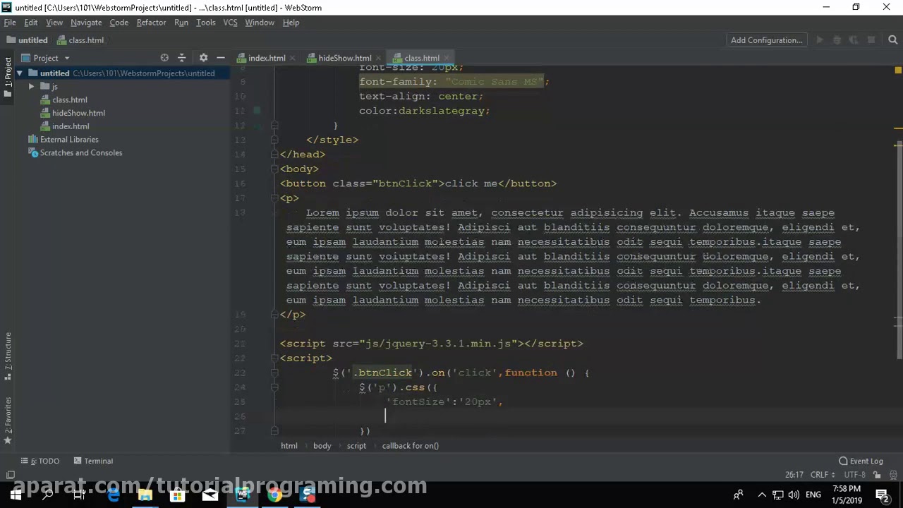 session-45-jquery - YouTube