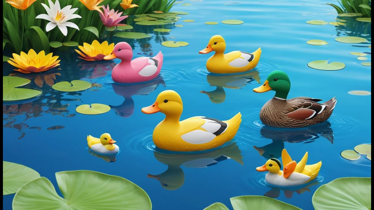 Ducks Go Quack and Fish Go Swish | Fun Animal Sounds Song for Kids ...