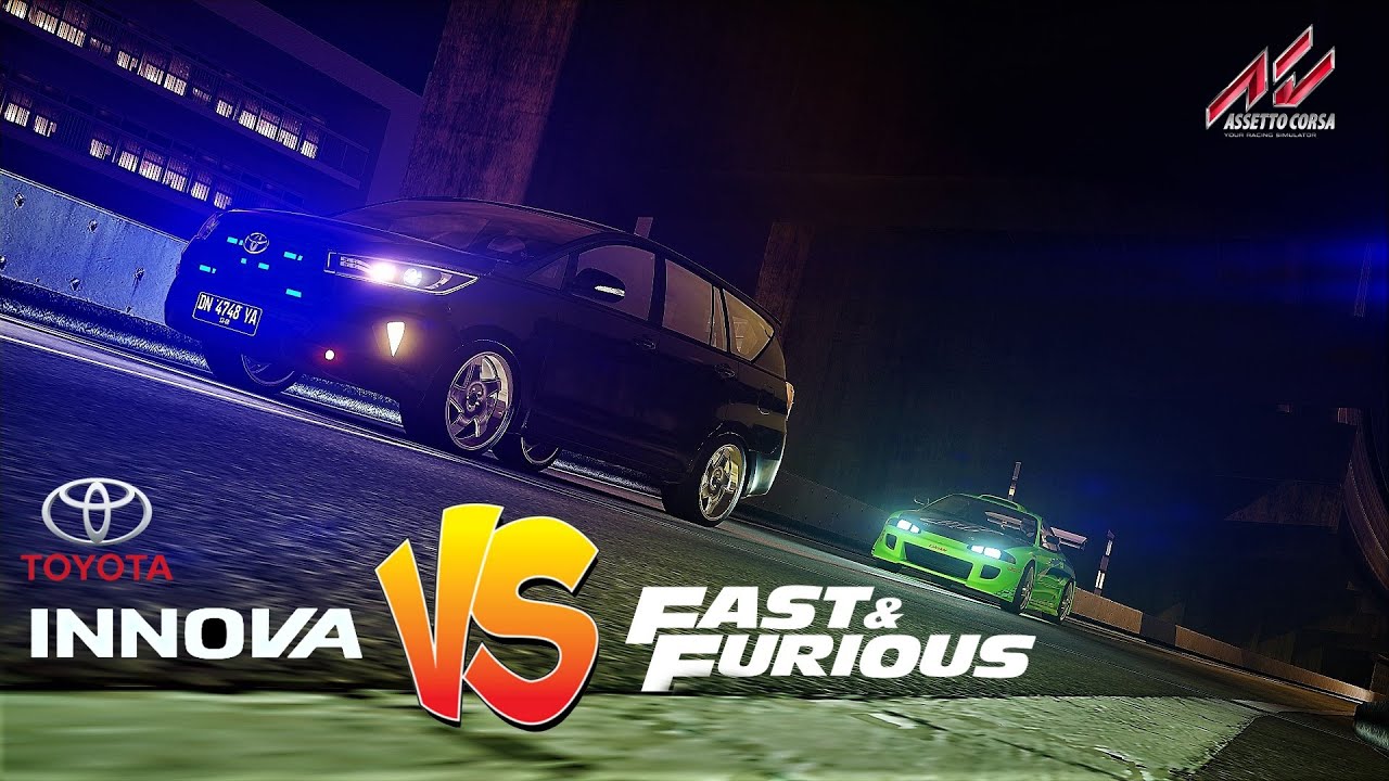 Toyota INNOVA V2.4 try Race with Fast Furious | assetto corsa ...