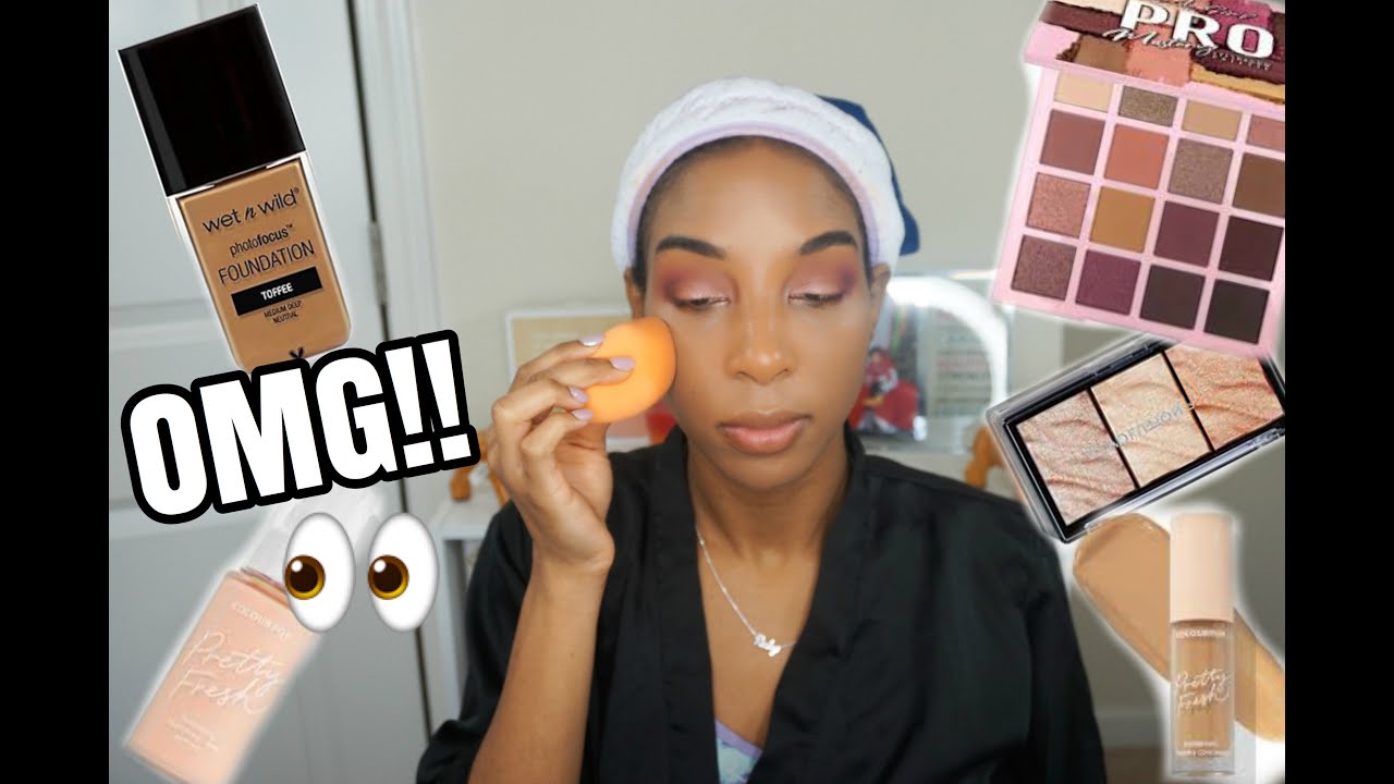 NEW DRUGSTORE MAKEUP TESTED:FULL FACE OF FIRST IMPRESSIONS!! - YouTube