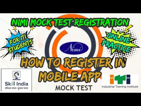 NIMI MOCK TEST ️ How to registration NIMI MOCK Test App ️ For ITI,CTI ...
