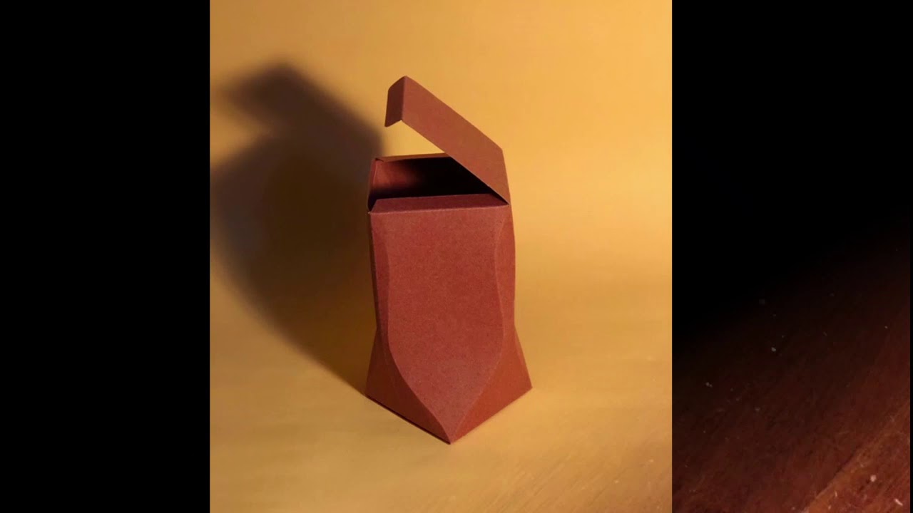 CHAMFERED CUBE, CURVED SIDE BOX & DOUBLE-FOLDING BOX. - YouTube