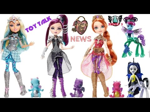 Ever After High Dragon Games Darling ,Raven & Holly, Booksprites & Frightmares wave 3 | TOY TALK