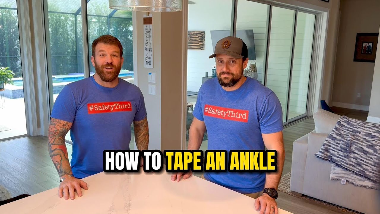 How to Wrap an Ankle with Coban and Athletic Tape | ViTAC First Aid ...