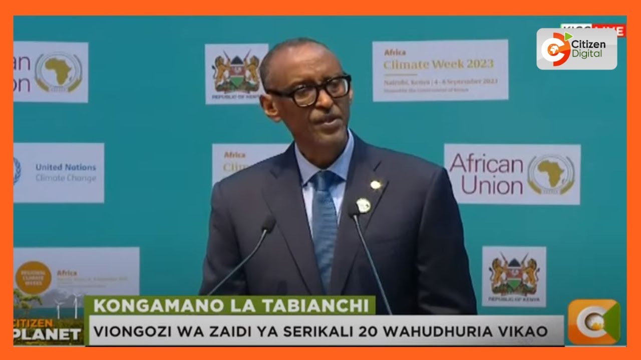 President Paul Kagame's speech during the Africa Climate Summit in ...