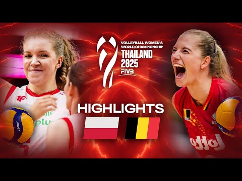 Poland 🇵🇱 vs. Belgium 🇧🇪 - Highlights | Women's World Championships 2025