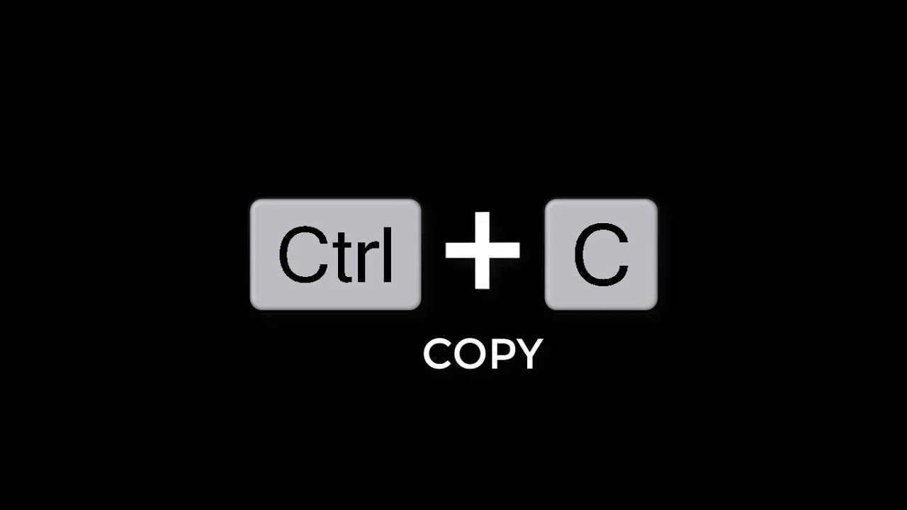 CTRL C SHORTCUT KEYBOARDS YouTube CTRL C SHORTCUT KEYBOARDS YouTube