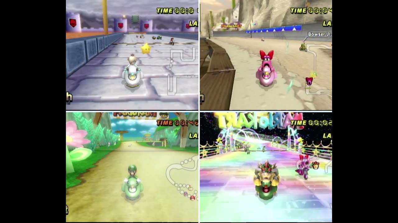 MKWii Unrestricted Vehicles Every Mediumweight And Heavyweight Driving ...