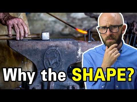 Why are Anvils Shaped as They Are and Why Do Blacksmiths Tap the Anvil After a Few Strikes?