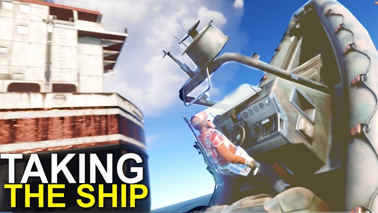 TAKING THE CARGO SHIP - RUST (VANILLA) - YouTube
