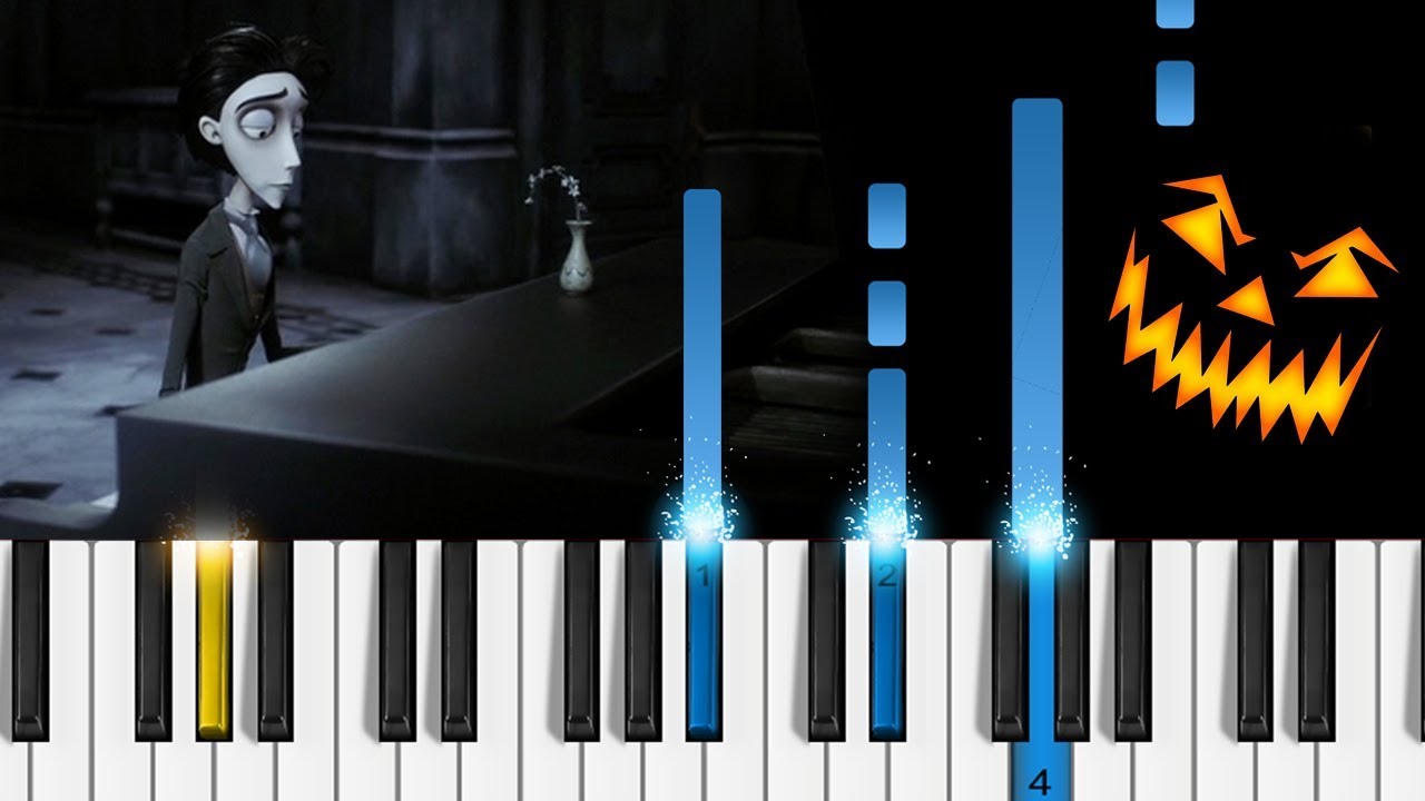 Victor's Piano Solo - Tim Burton's Corpse Bride - Piano Tutorial - YouTube