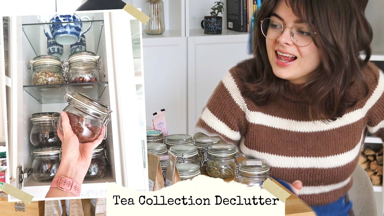 Extra Long Tea Collection Declutter & Tour ☕ - YouTube