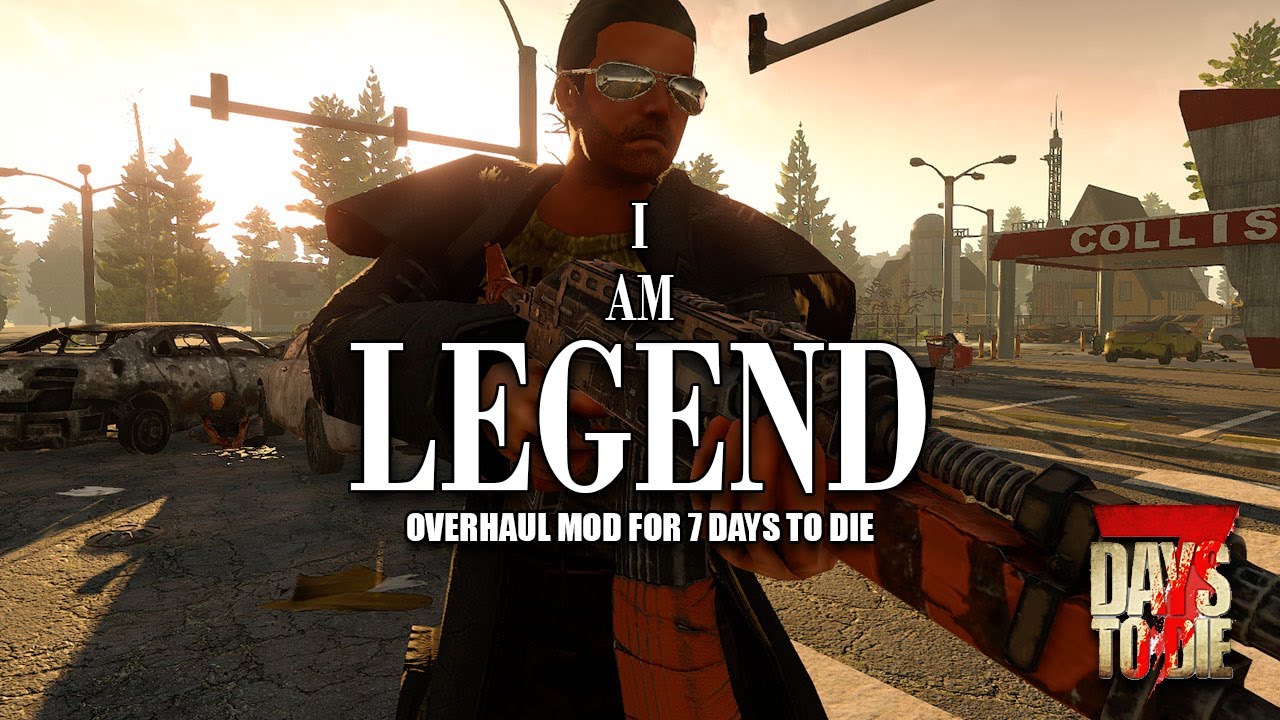 I AM LEGEND mod | You MUST HIDE at Night | 7 Days To Die | S10 EP1 ...
