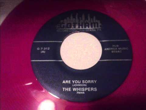 WHISPERS - ARE YOU SORRY - GOTHAM 312 - YouTube