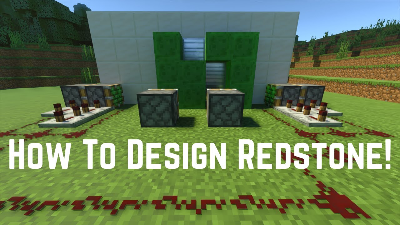 How To Design Redstone! Minecraft Bedrock! - YouTube