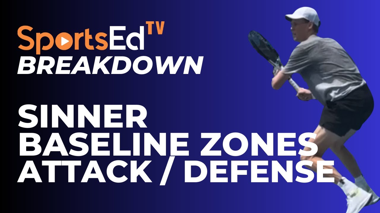 Sinner baseline zones - attack and defense - YouTube