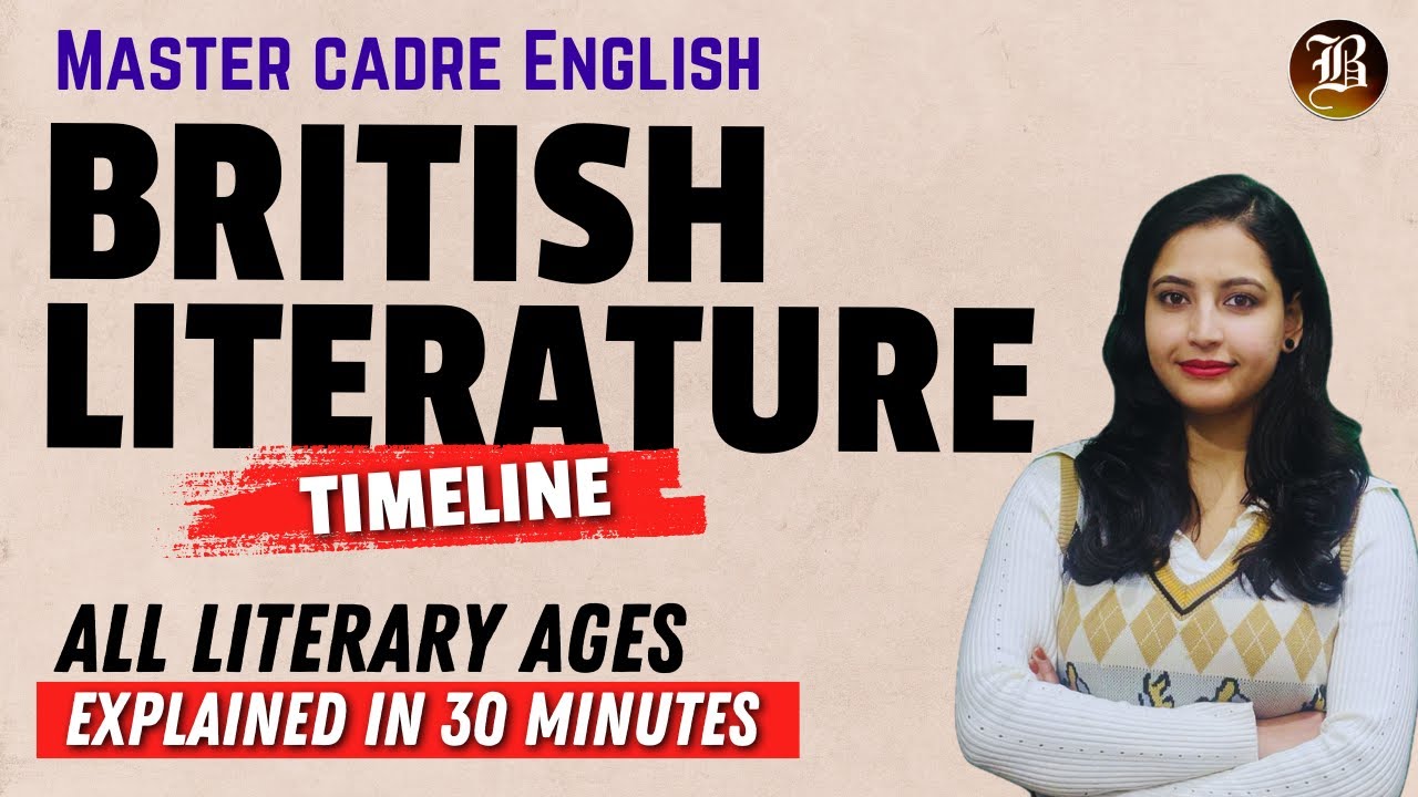 Master Cadre English 2025 | British Literature Timeline | All Literary ...