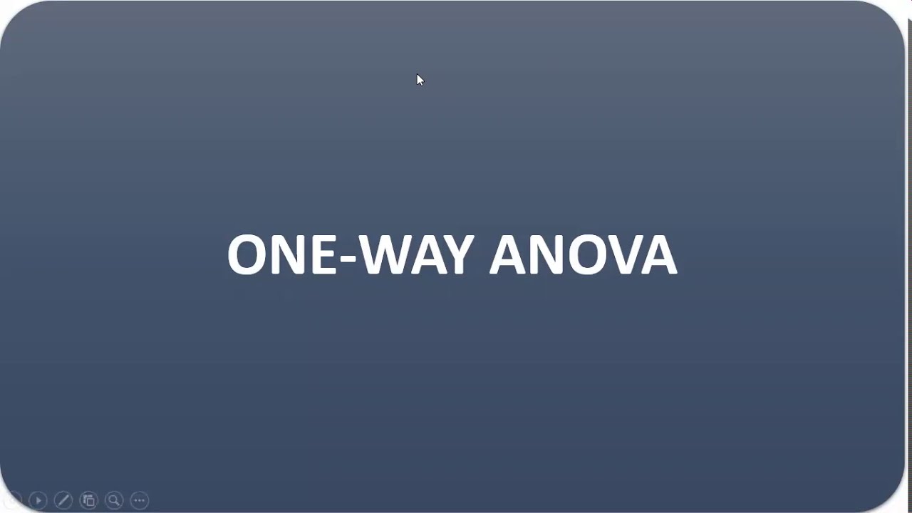 One Way ANOVA Problems Lec#3 - YouTube