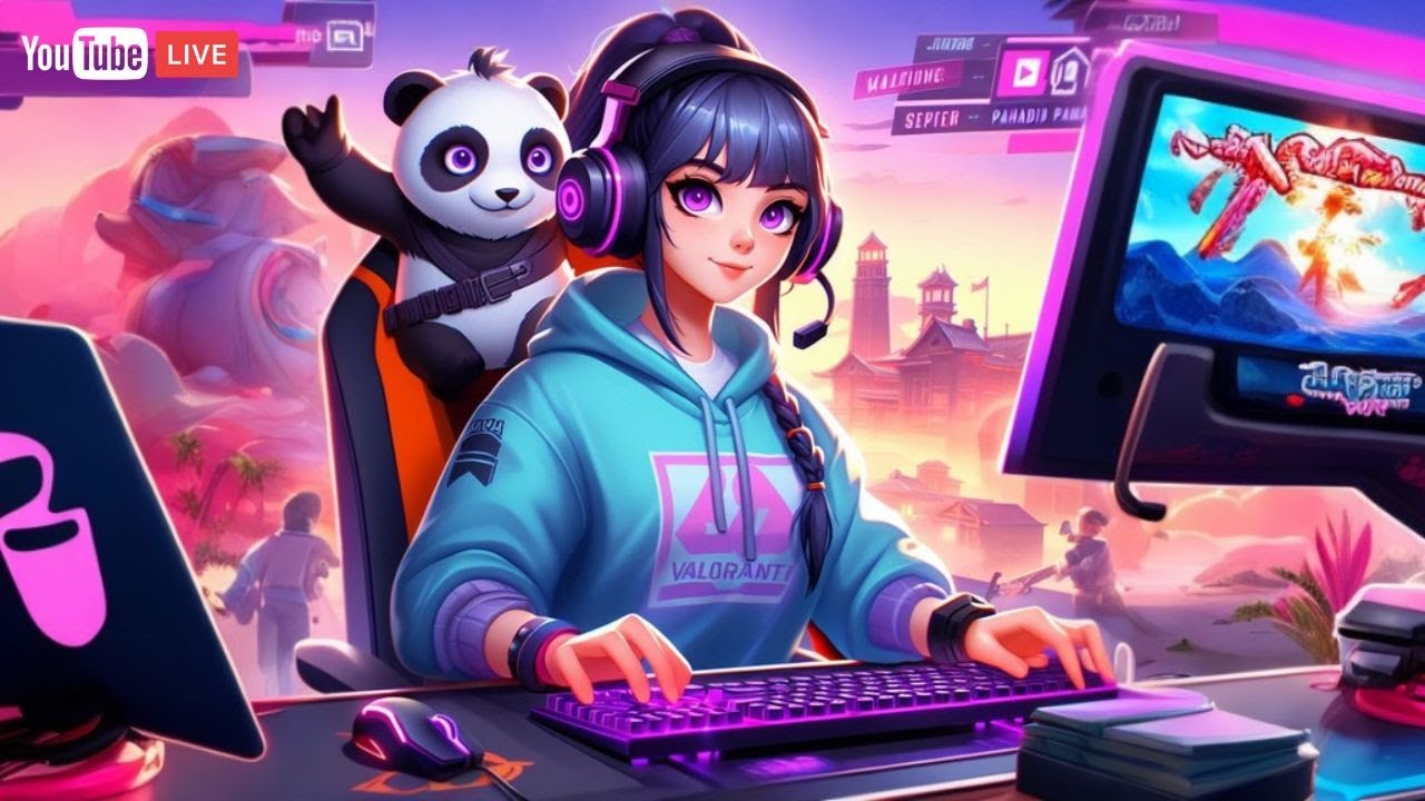 Noob Valorant Gameplay of Panda | Panda is LIVE - YouTube