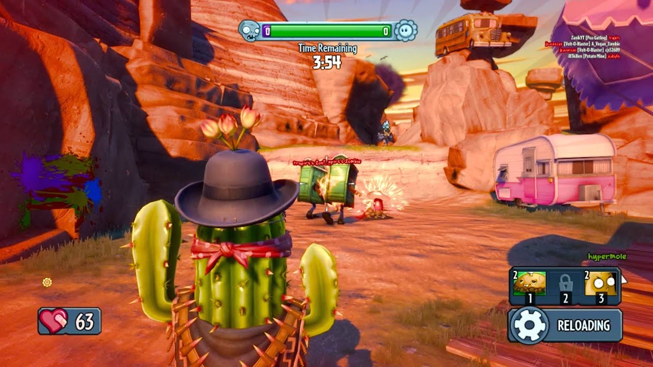 INTRODUCING THE BANDIT CACTUS! Plants Versus Zombies: Garden Warfare ...