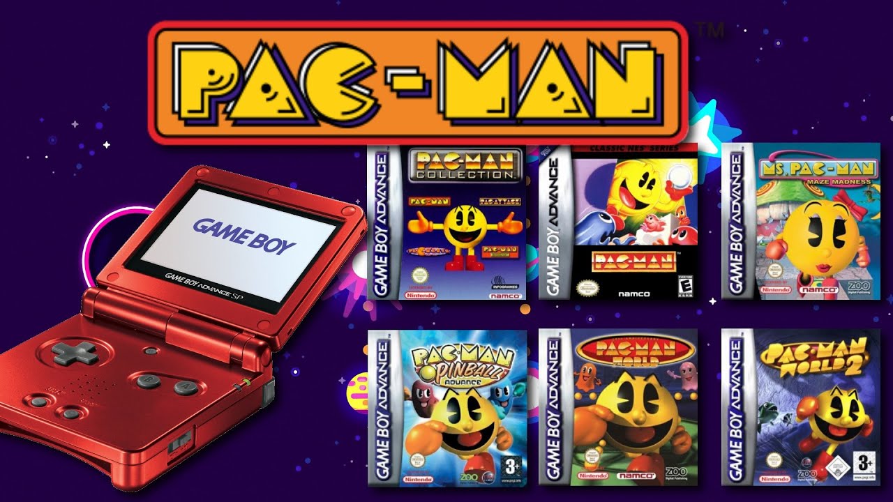 Todos los Pac Man para Gameboy Advance - YouTube