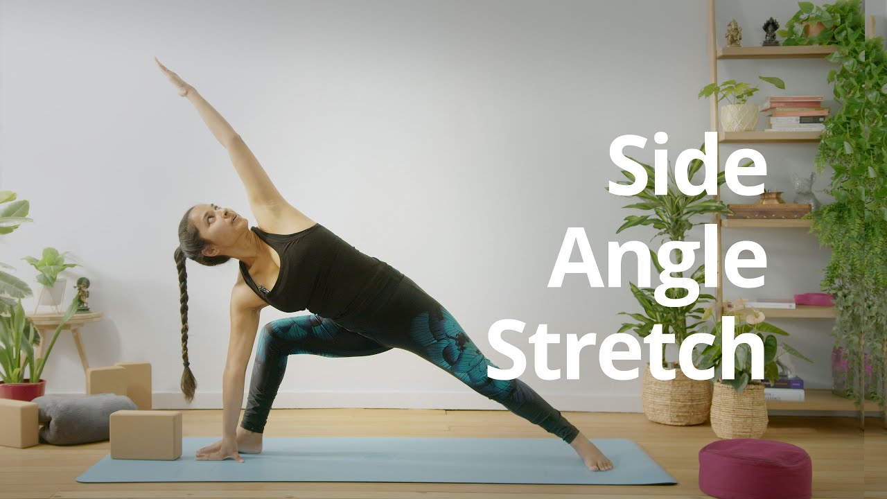 Utthita Parsva konasana (Side angle stretch) - YouTube