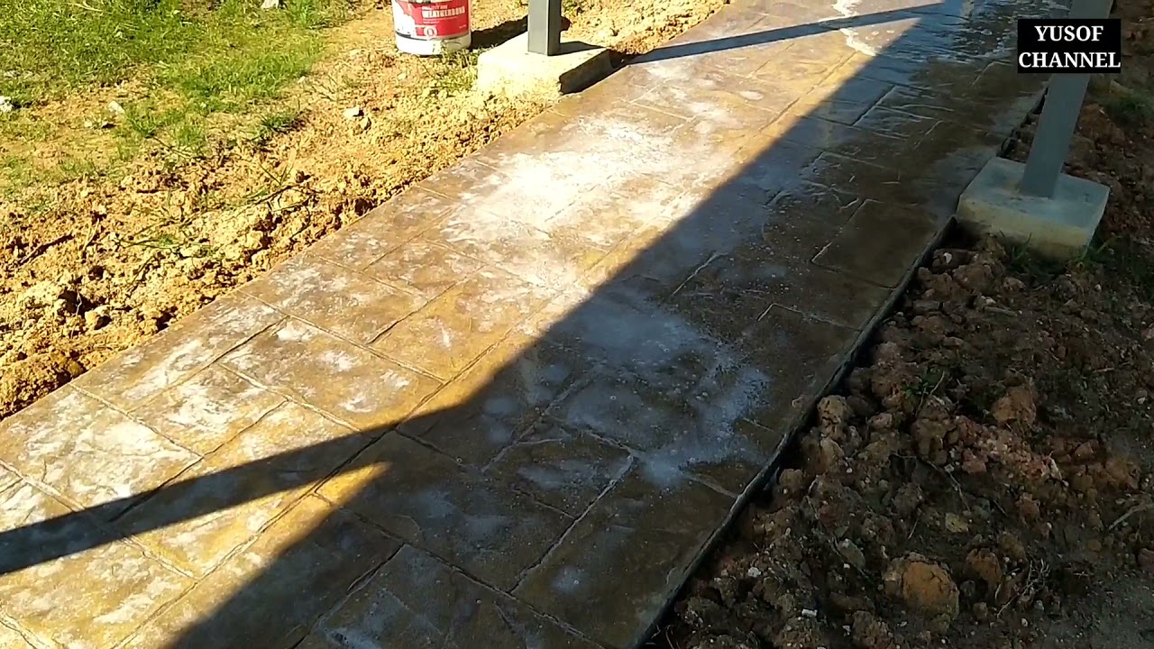 IMPRINT CONCRETE - PROSES PEMBUATAN - YouTube