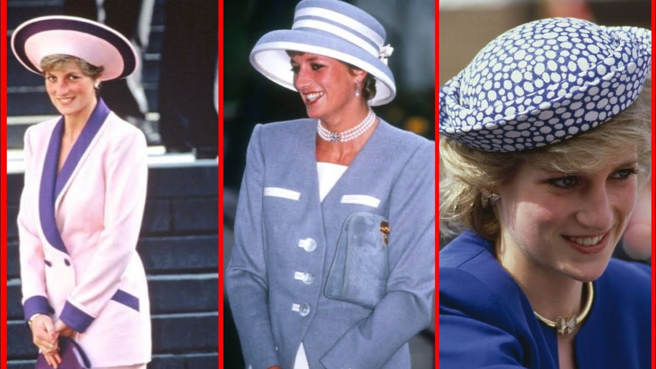 Princess Diana Hats Collection #royalfamily - YouTube