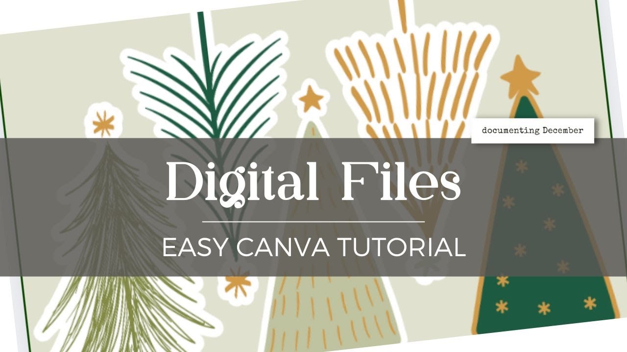 How to use Digital Files in Canva - YouTube
