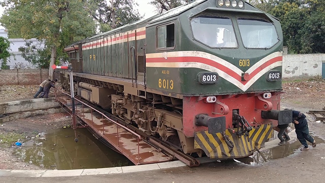 How To Turn Train Engine In Pakistan - YouTube