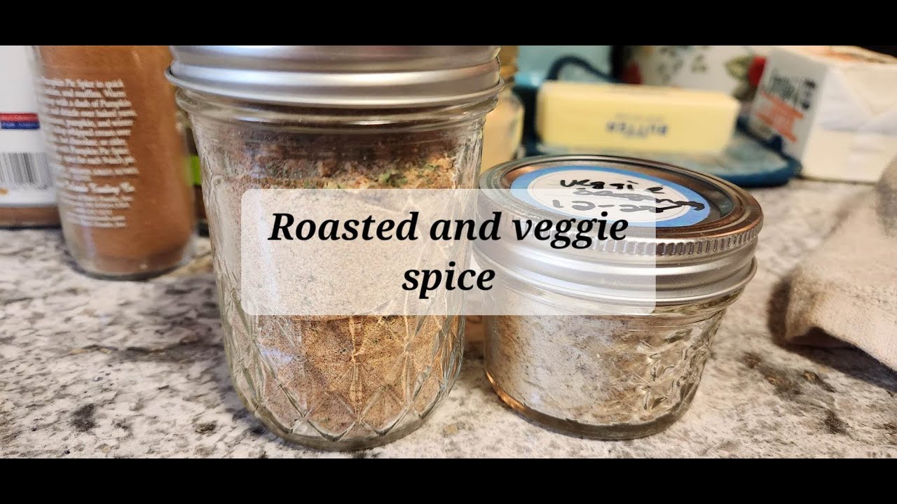Roasted and regular veggie seasoning - YouTube