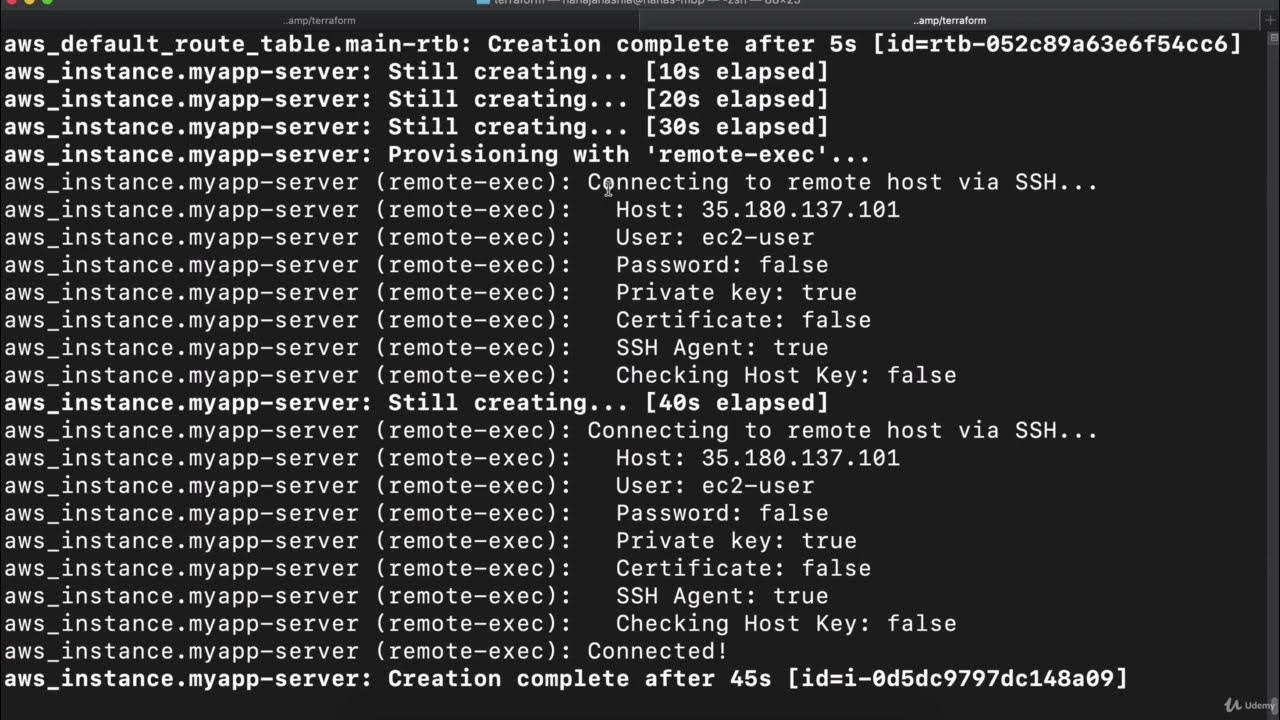 27 Demo remote exec, local exec and file Provisioner - YouTube