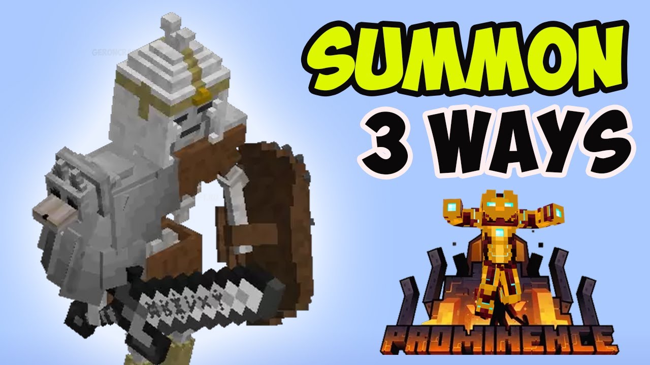 Prominence 2 OLD CHAMPIONS REMAINS how to summon (3 ways) | Minecraft ...