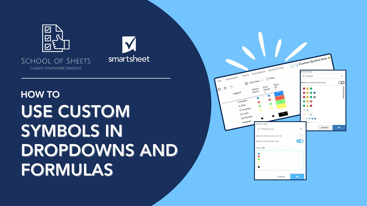How to Get More Symbols in Smartsheet | Smartsheet Tutorial - YouTube