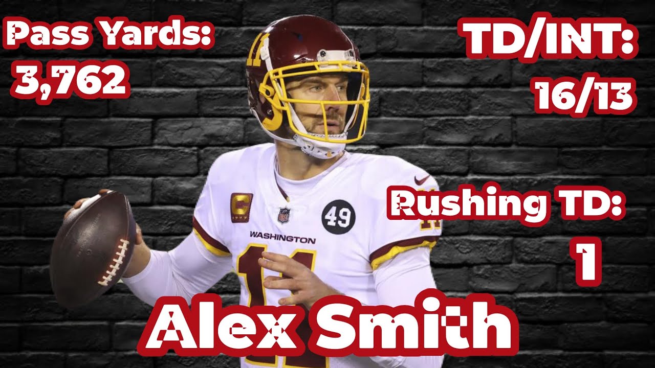 Alex Smith: Washington Redskins/Football Team Highlights - 2018-21 ...