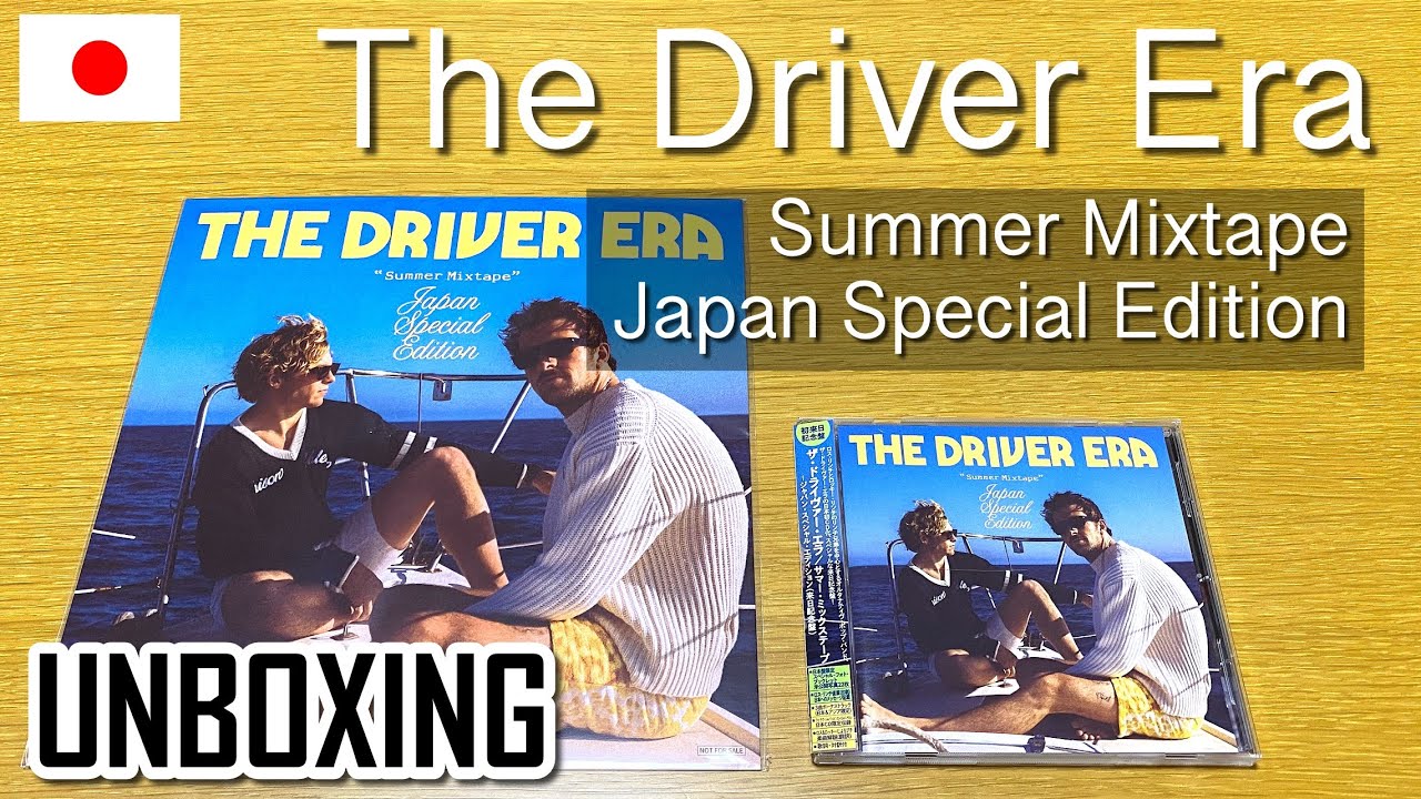 The Driver Era | Summer Mixtape - Japan Special Edition CD UNBOXING 来日 ...