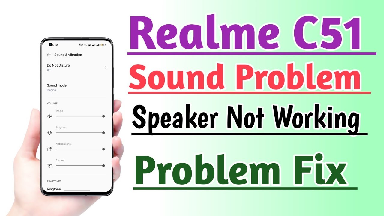 Realme C51 Sound Problem Solve Speaker Not working Problem Fix - YouTube