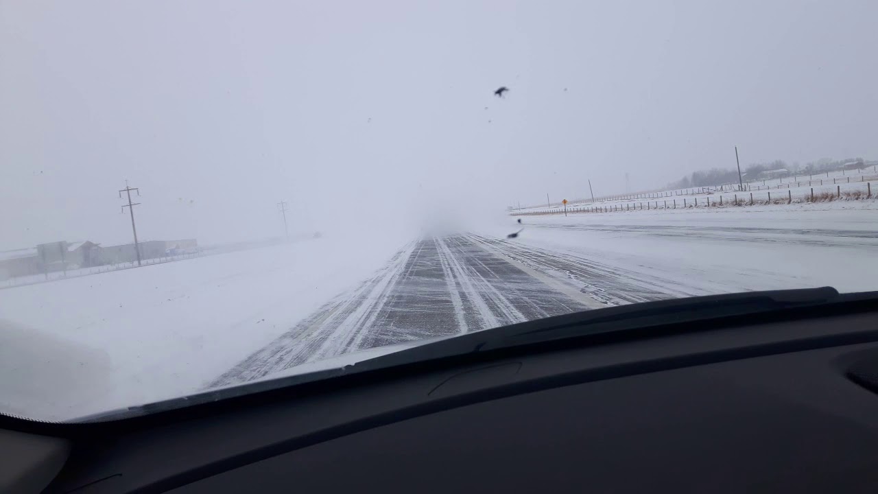 DRIVING IN ALBERTA SNOW STORM - YouTube