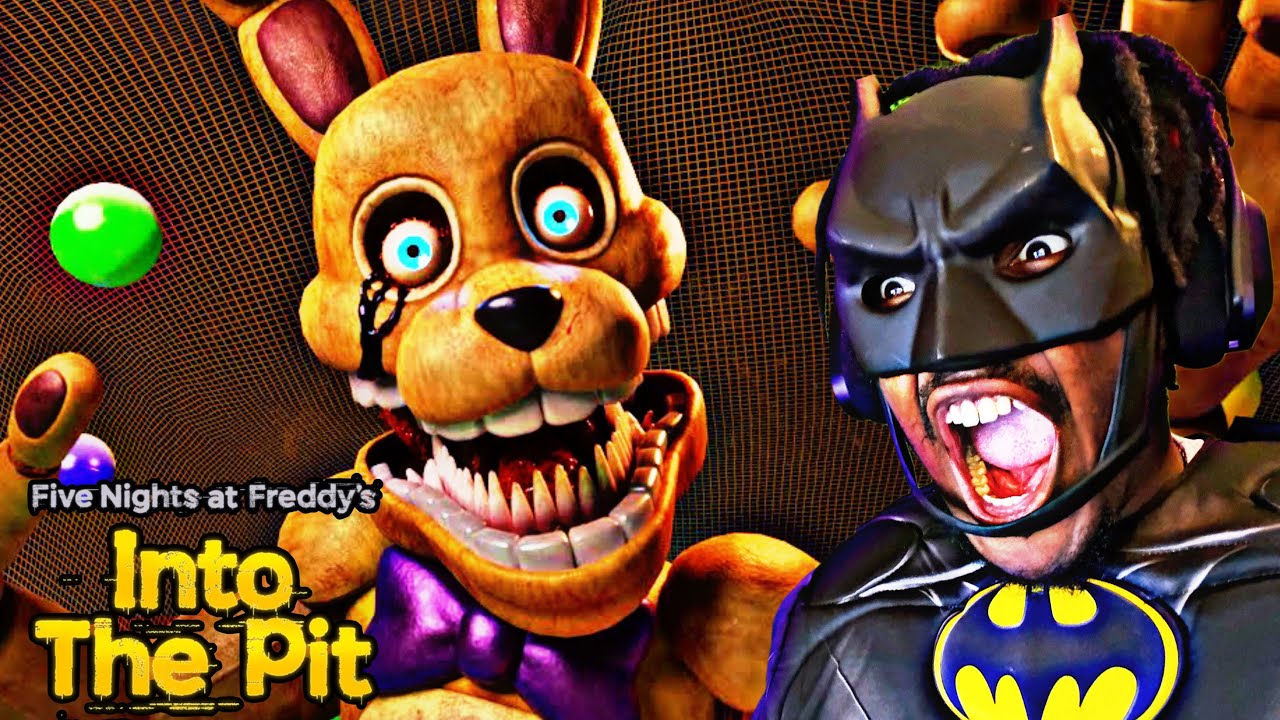 BATMAN VS SPRINGTRAP (Fnaf Into the pit) - YouTube