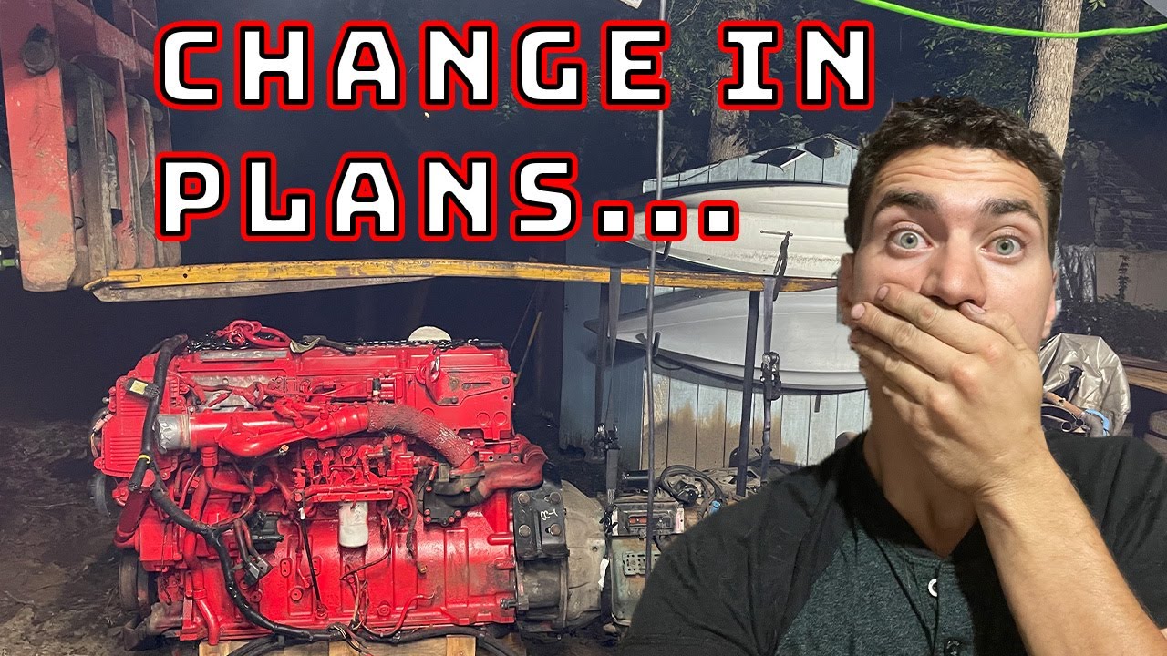 Installing the 2010 Peterbilt 387 Cummins ISX Engine Part 1: Installing ...