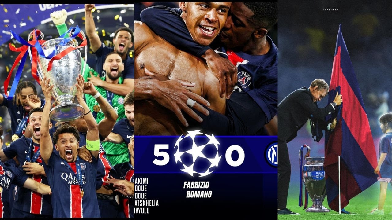 Paris vs Inter Milan 5-0 | Extended Match Highlights | Champions League ...