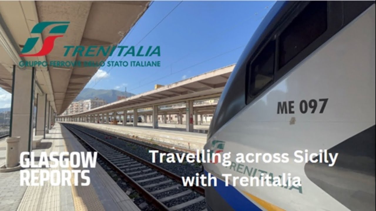 Travelling across Sicily by regional train: Palermo to Milazzo - YouTube