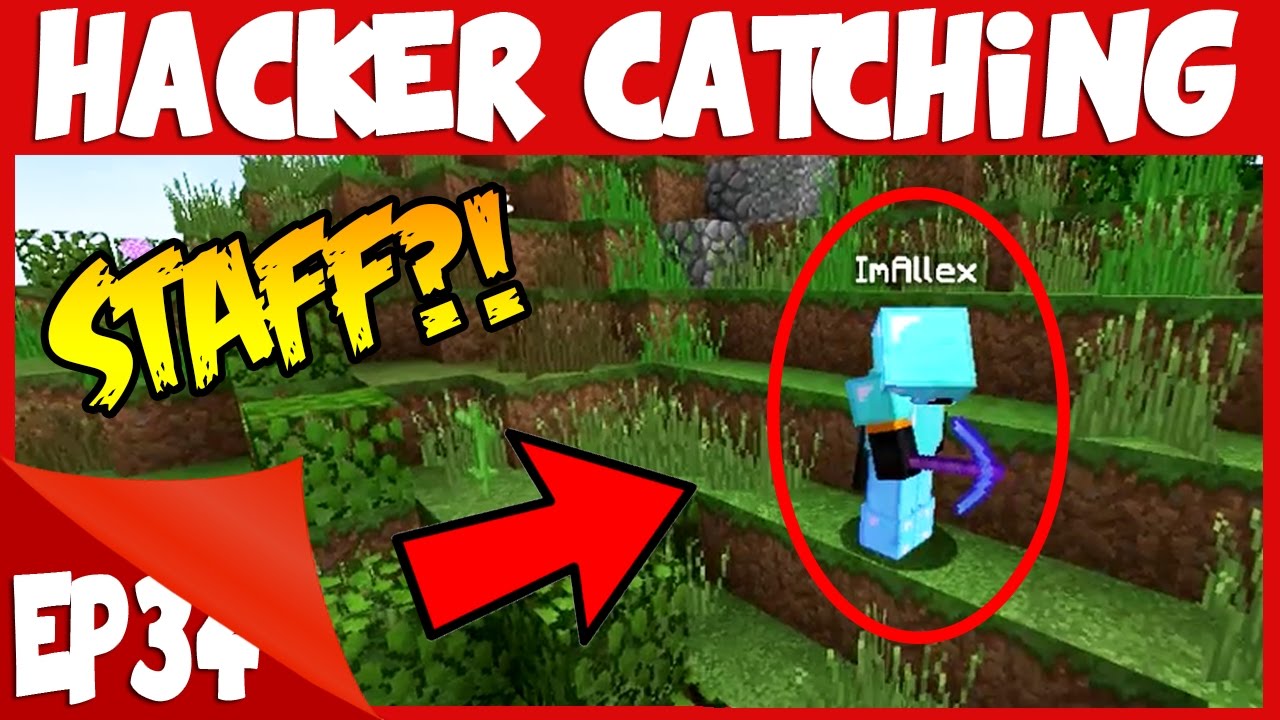 STAFF MEMBER CAUGHT XRAYING??!!!! (Minecraft Trolling Hackers EP34 ...