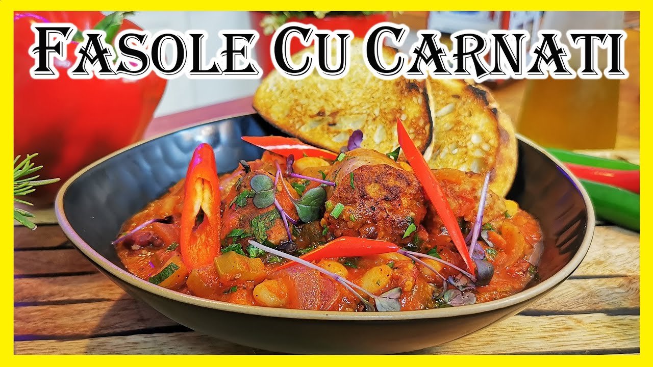 "IAHNIE" De Fasole cu Rozmarin si Carnat Italian - Salsiccia - O ...